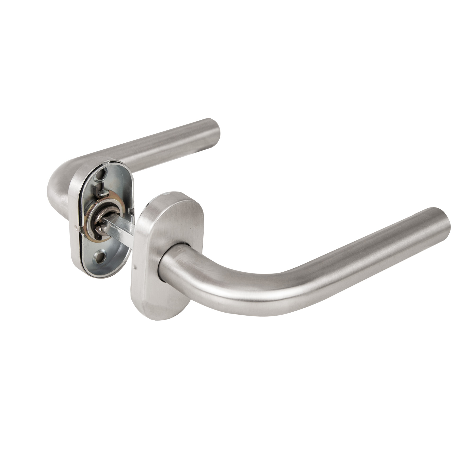 Ручка Fuaro (Фуаро) раздельная R.DSS201-0201P/19 INOX 201 (овальное основание) — купить в ...